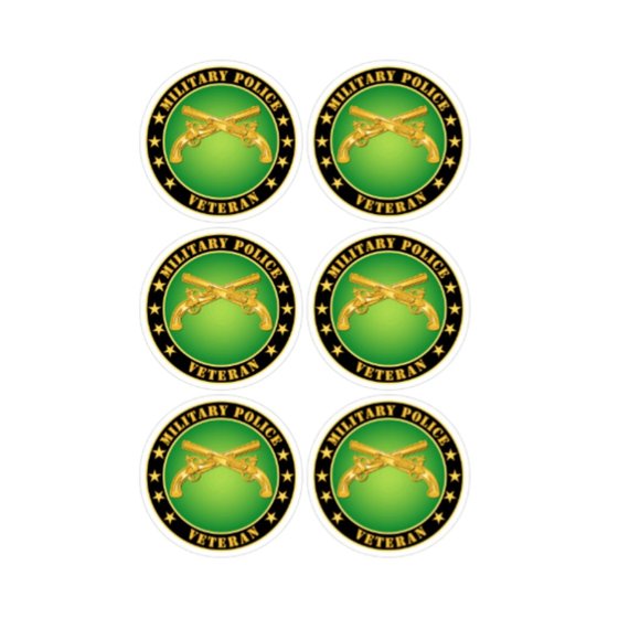 Design | Military Police Veteran Laminated Vinyl Stickers 251 | Poshmark